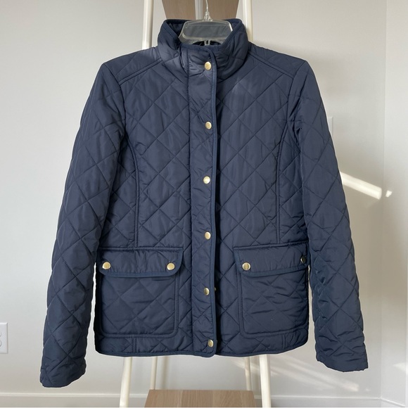 J. Crew Factory | Jackets & Coats | Jcrew Factory Navycolored Quilted ...